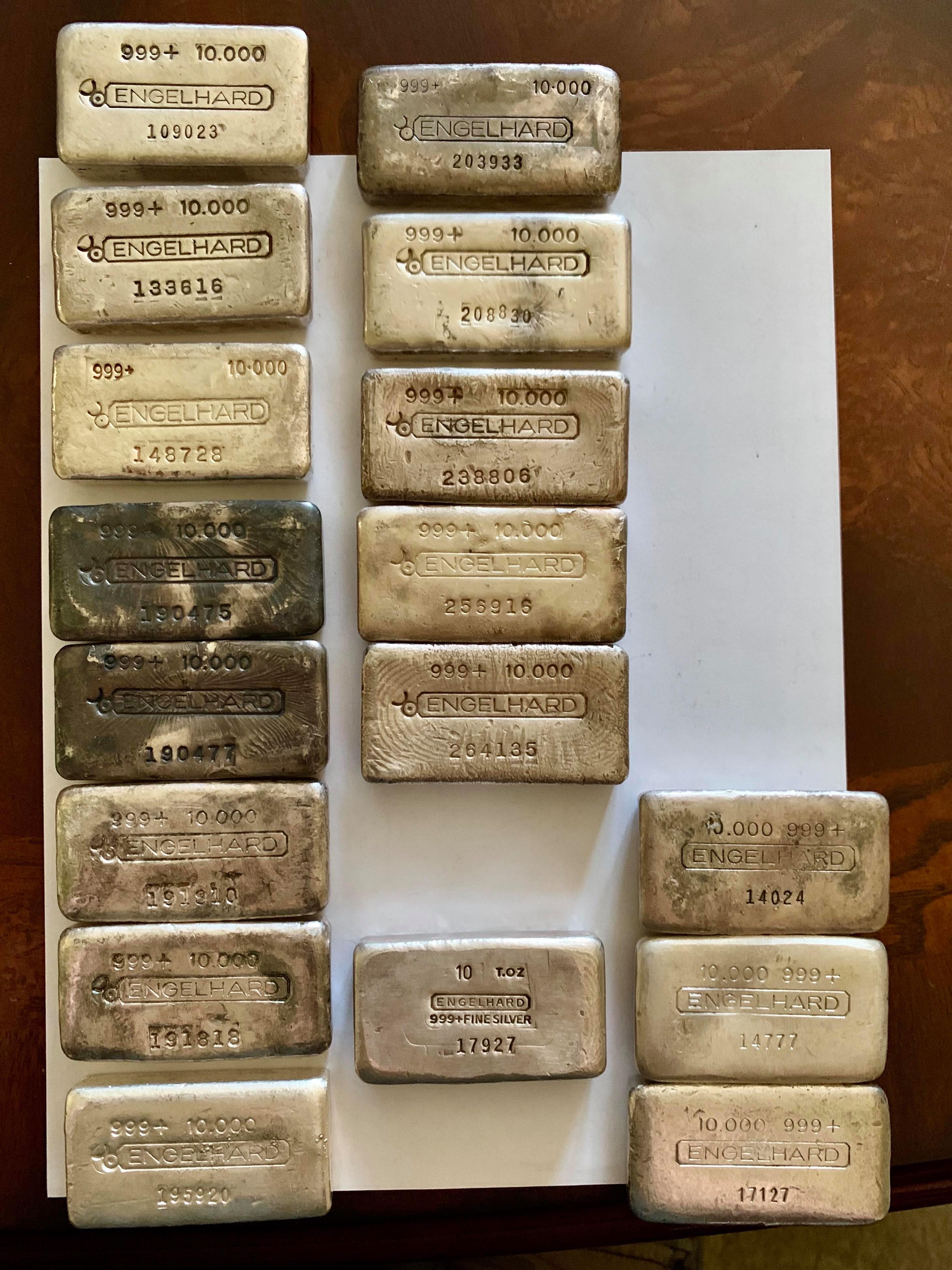 Engelhard – Vintage Silver Bars