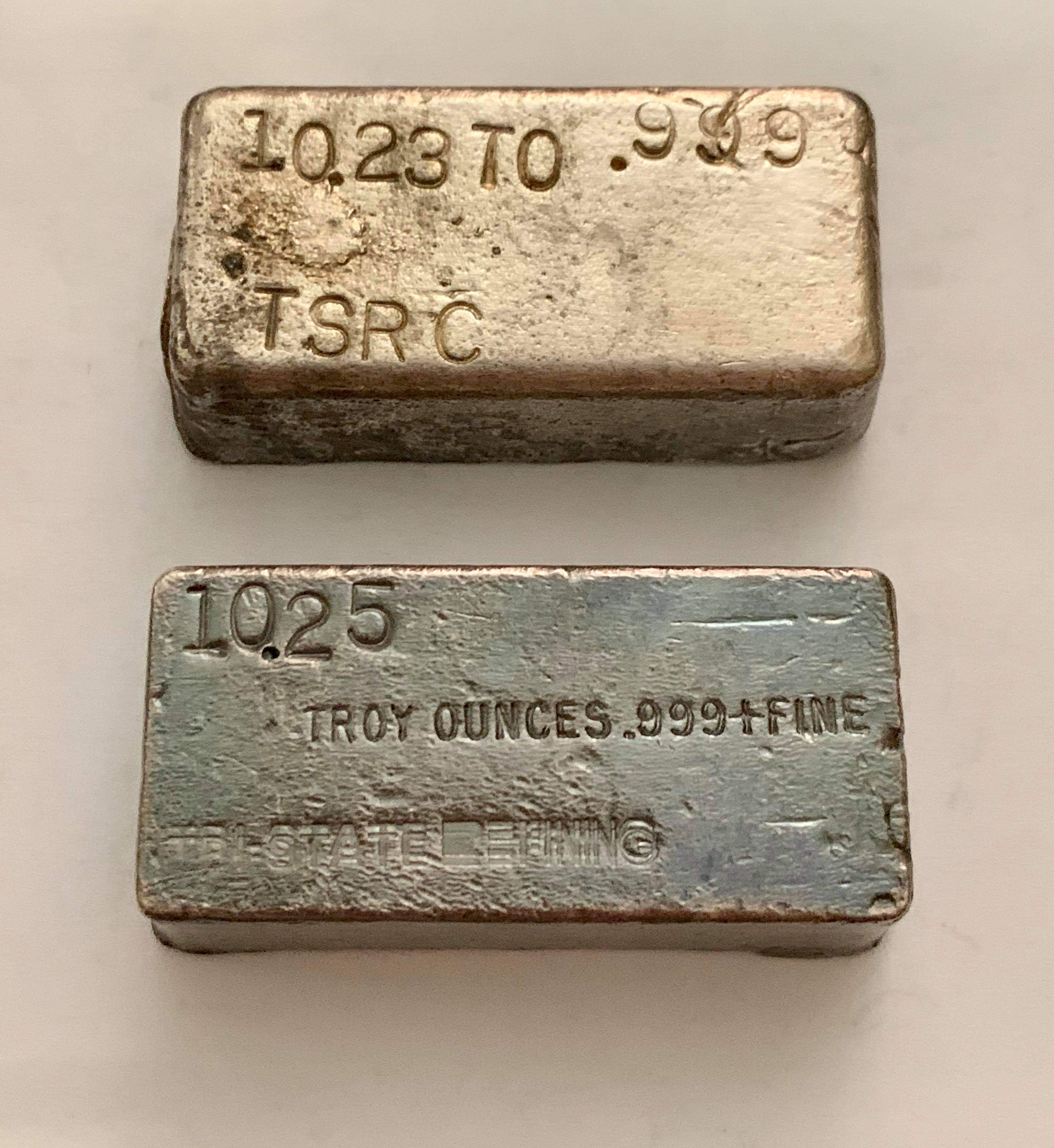 Tri-State Refining – Vintage Silver Bars