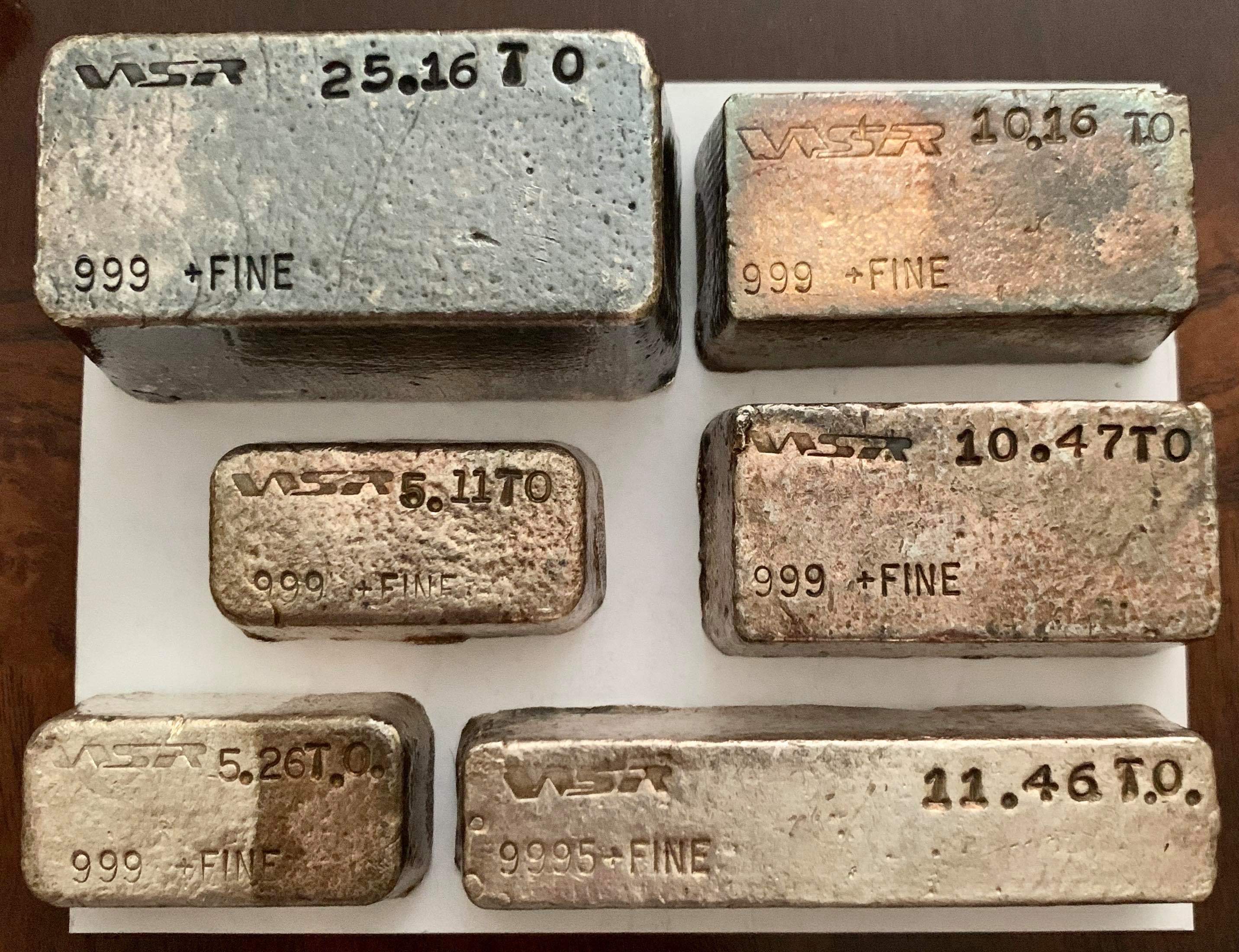 Western States Refining – Vintage Silver Bars